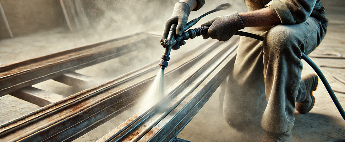 Architectural Metal, Aluminum Doors and Frames Sandblasting Services in ...